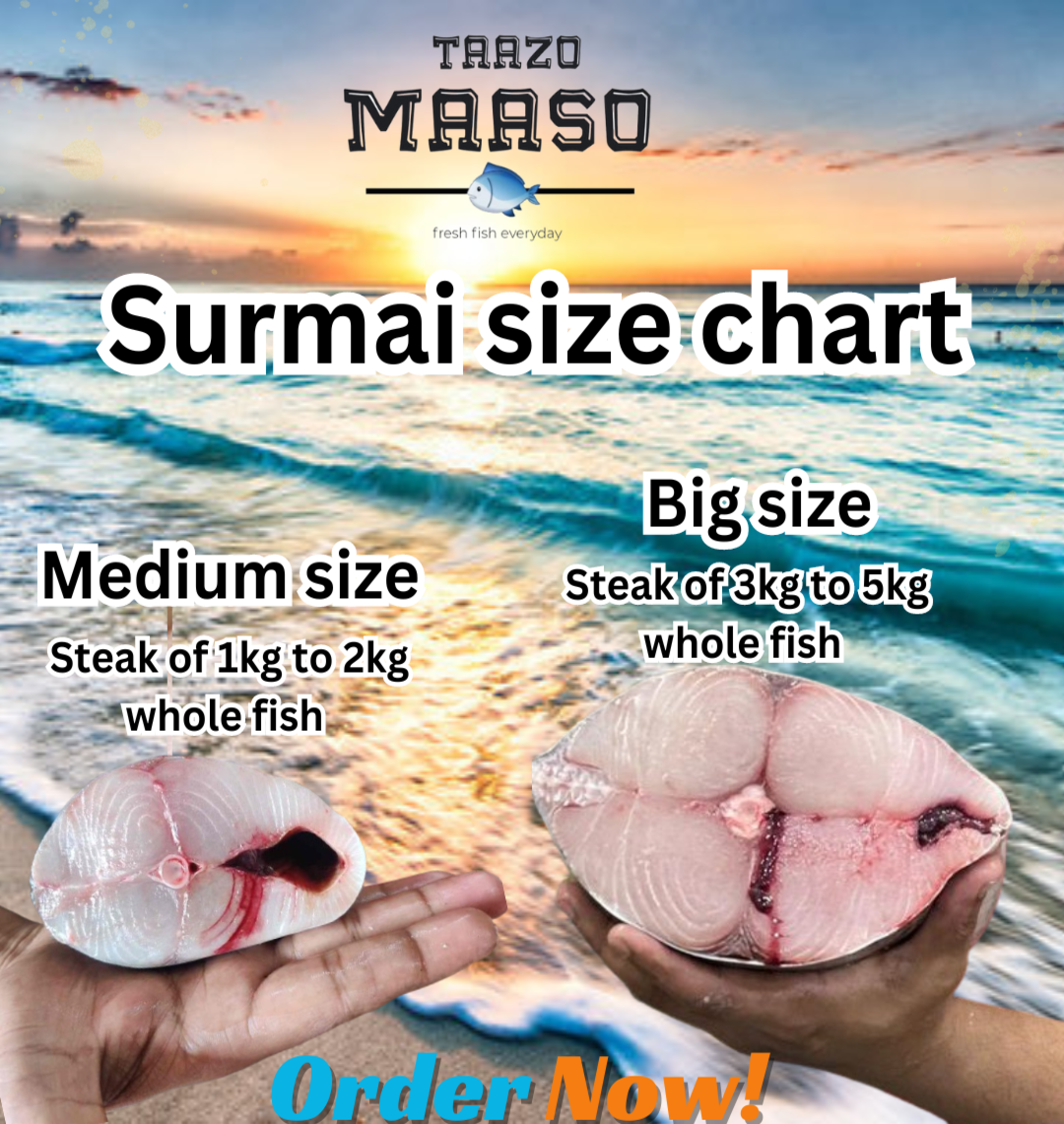 1 KG Surmai with Mandeli freePer: Pack of 1 – Taazo Maaso